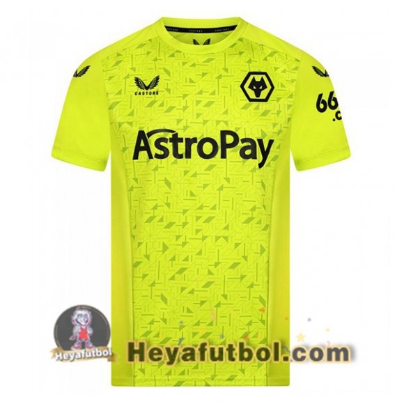 Camisetas Futbol Wolves Portero Amarillo 2023-2024 - €21.00