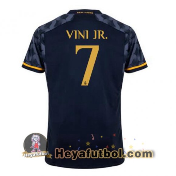 Camisetas Futbol Real Madrid (Vini Jr. 7) Segunda Azul Royal 2023-2024 - €23.00