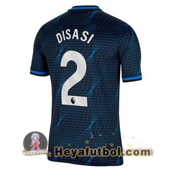 Camisetas Futbol FC Chelsea (Disasi 2) Segunda Azul 2023-2024 - €23.00